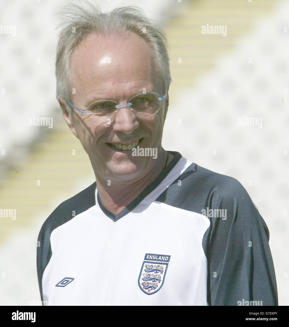 Euro 2004 England Training Stock Photo - Alamy