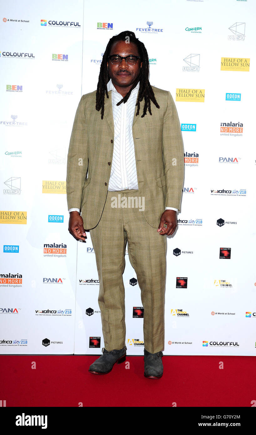 Biyi Bandele attending the premiere of Half of A Yellow Sun at the ...