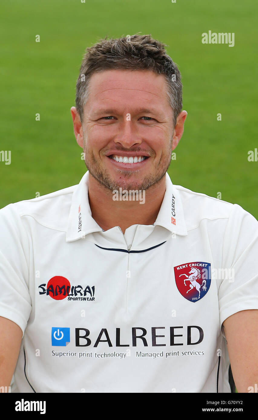 Mitchell Claydon during the media day at the St Lawrence Ground ...