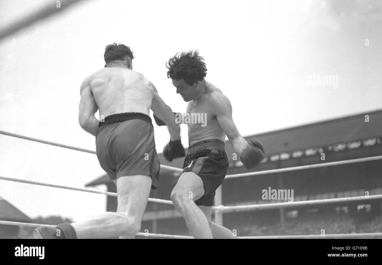 Boxing - Freddie Mills v Len Harvey - White Hart Lane - London Stock ...