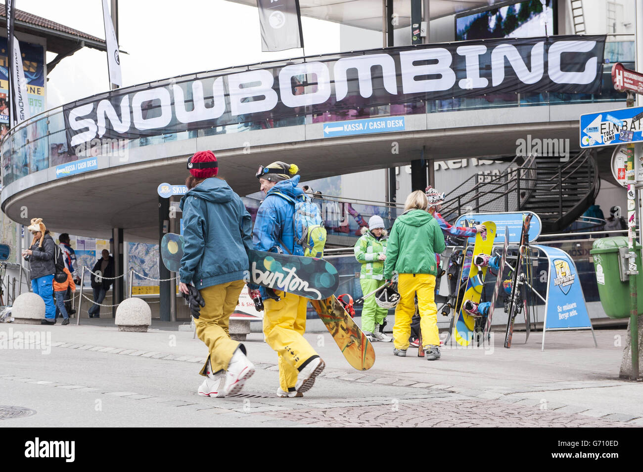 Snowbombing Festival Day 4 - Austria Stock Photo - Alamy