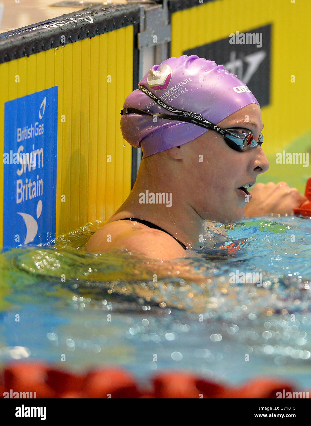 Rachel Kelly following the Womens Open Butterfly final at the 2014 ...