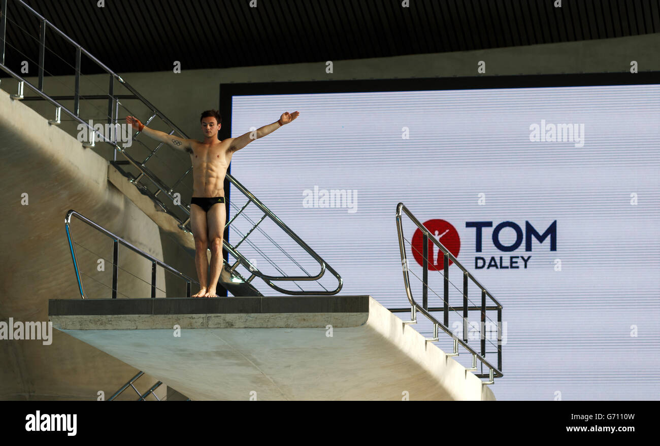 Tom Daley during the Tom Daley Diving Academy Launch at the Aquatic ...