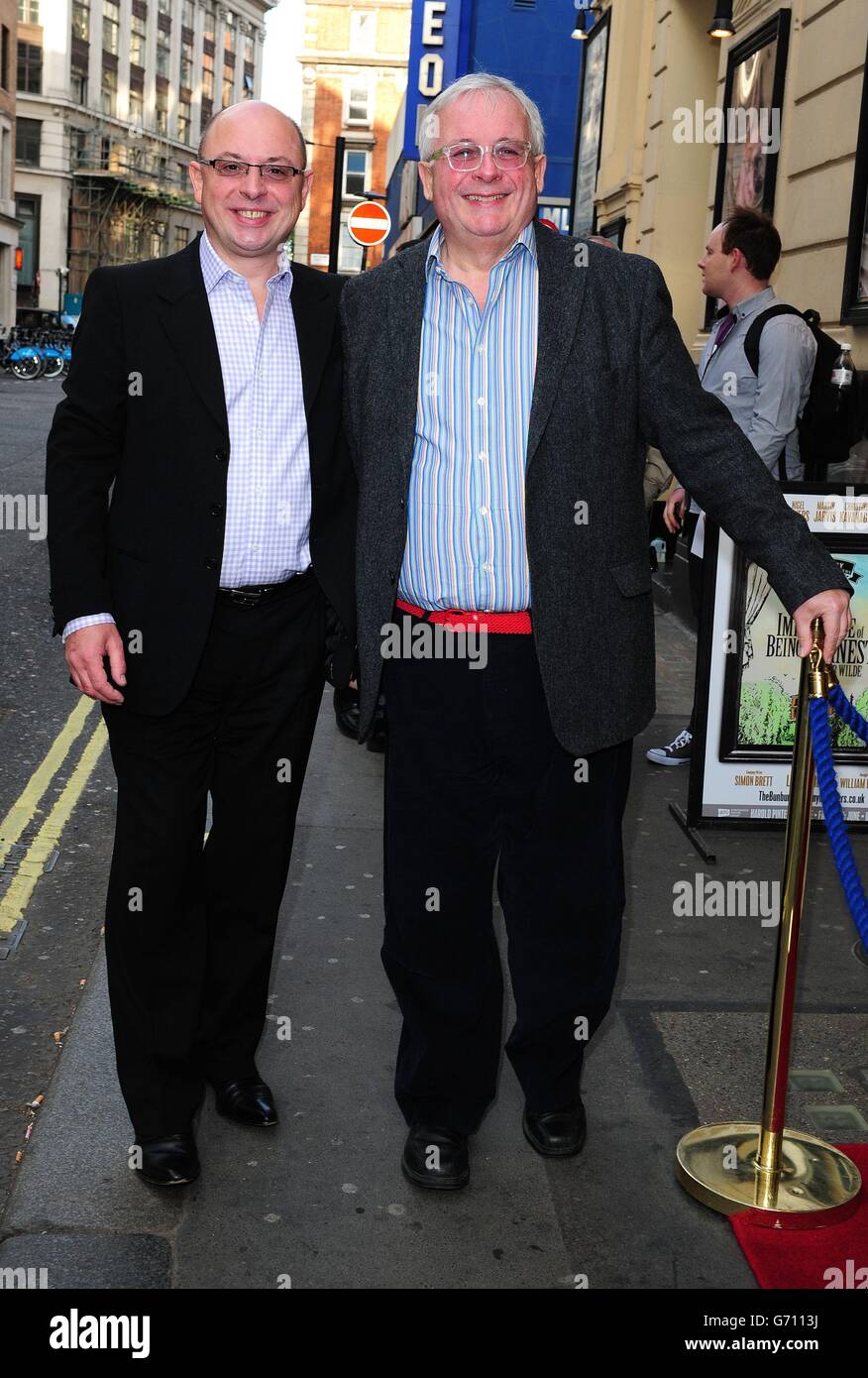 Christopher Biggins and his boyfriend Neil attending the press night of ...