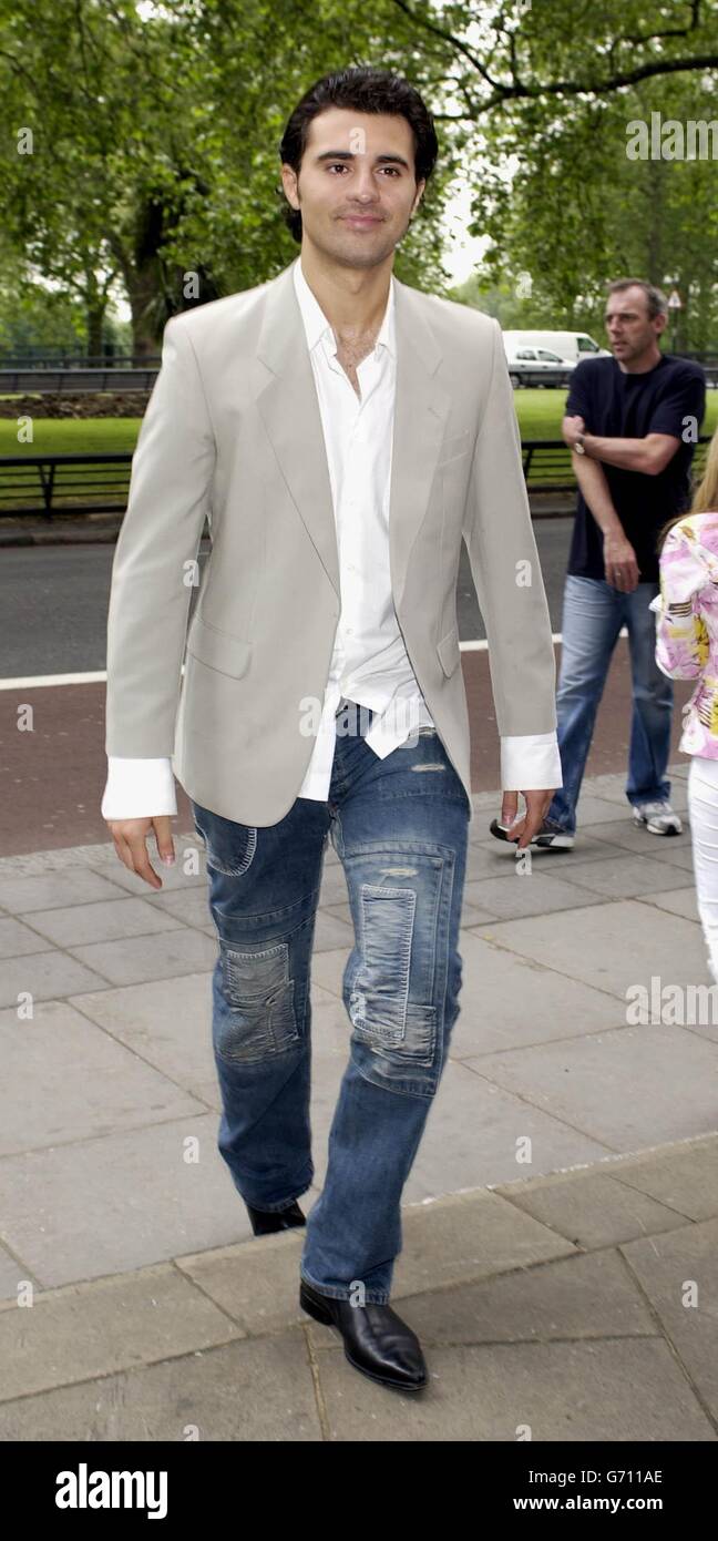Singer Darius Danesh arrives for the Ivor Novello Awards at the ...