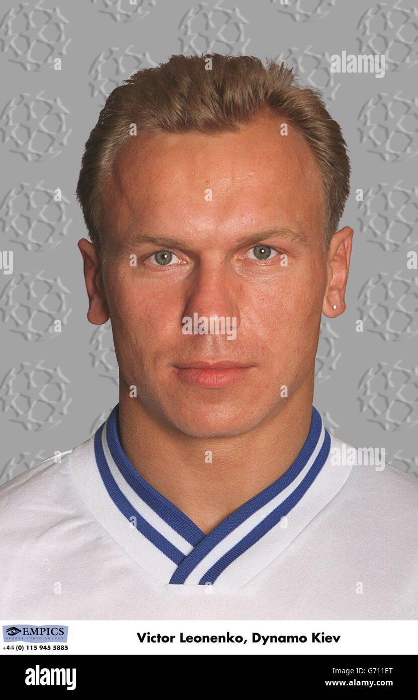 Victor Leonenko, Dynamo KievrRESTRICTED SYNDICATION OF UCL PORTRAITS ...
