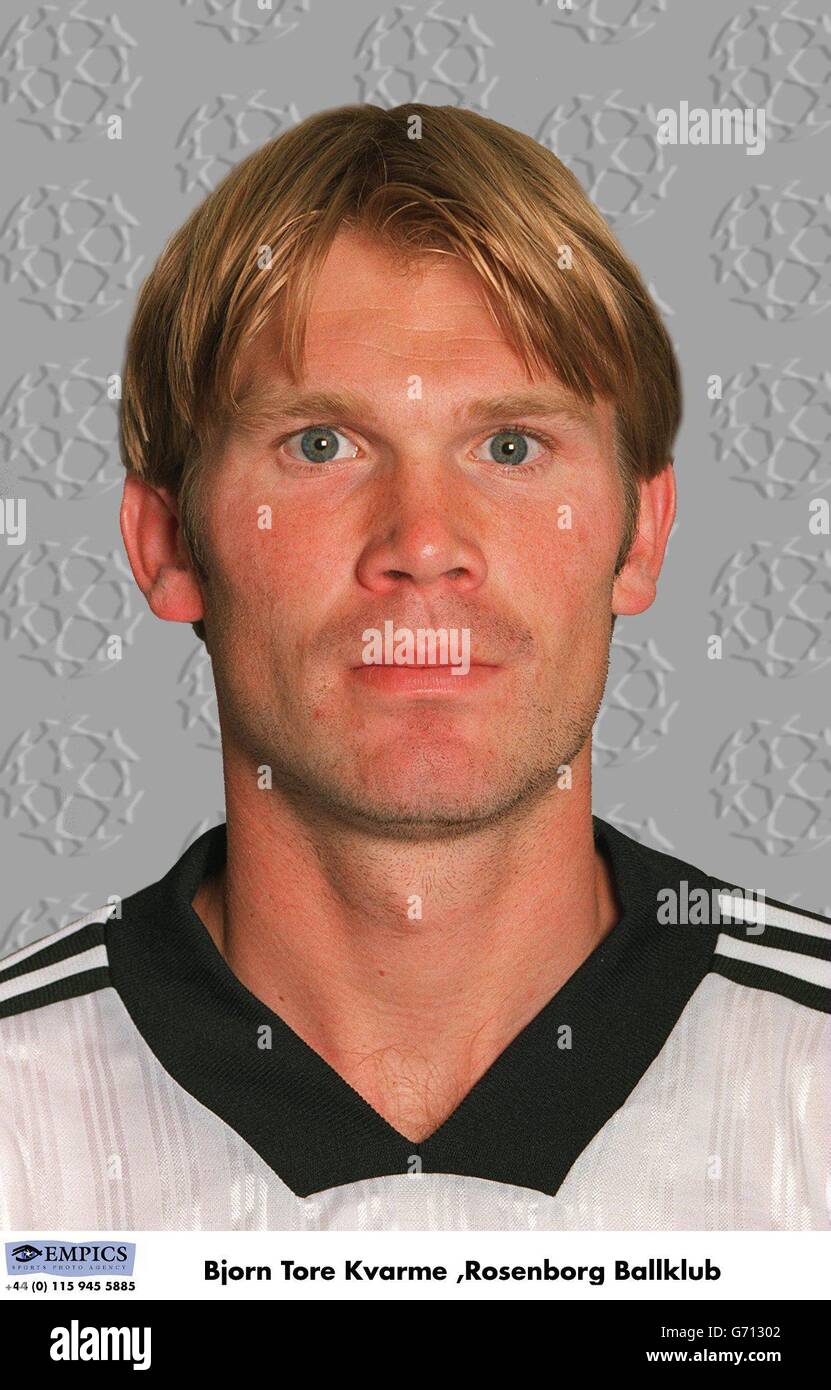 Bjorn Tore Kvarme ,Rosenborg BallklubrRestricted Sydication of UCL ...