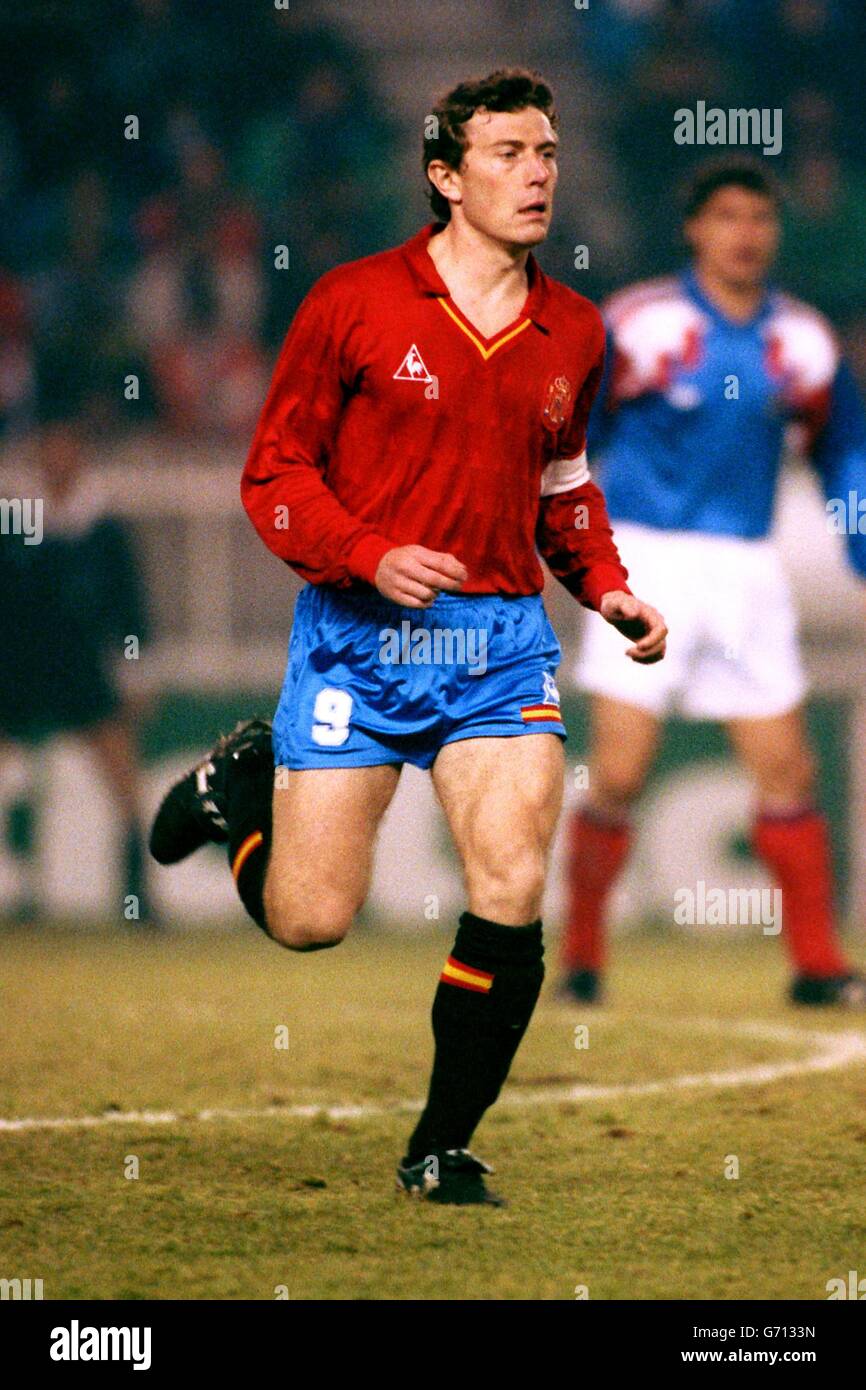 Soccer - Spain. Emilio Butragueno, Spain Stock Photo - Alamy Soccer - Spain. Emilio Butragueno, Spain Stock Photo - Alamy