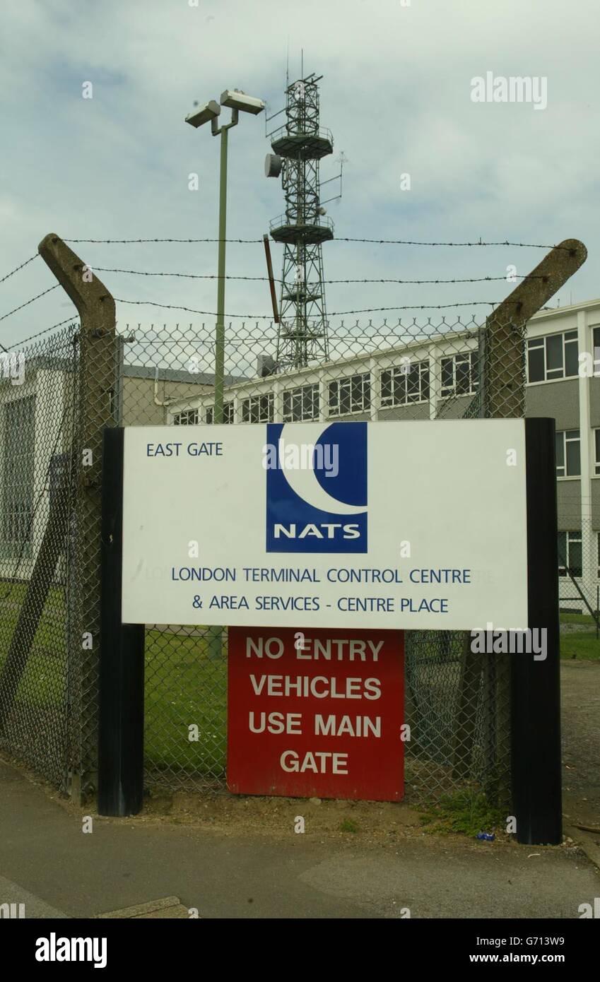 London Terminal Control Centre in West Drayton, near Heathrow Airport ...