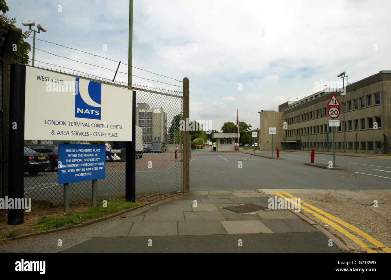 London Terminal Control Centre in West Drayton, near Heathrow Airport ...