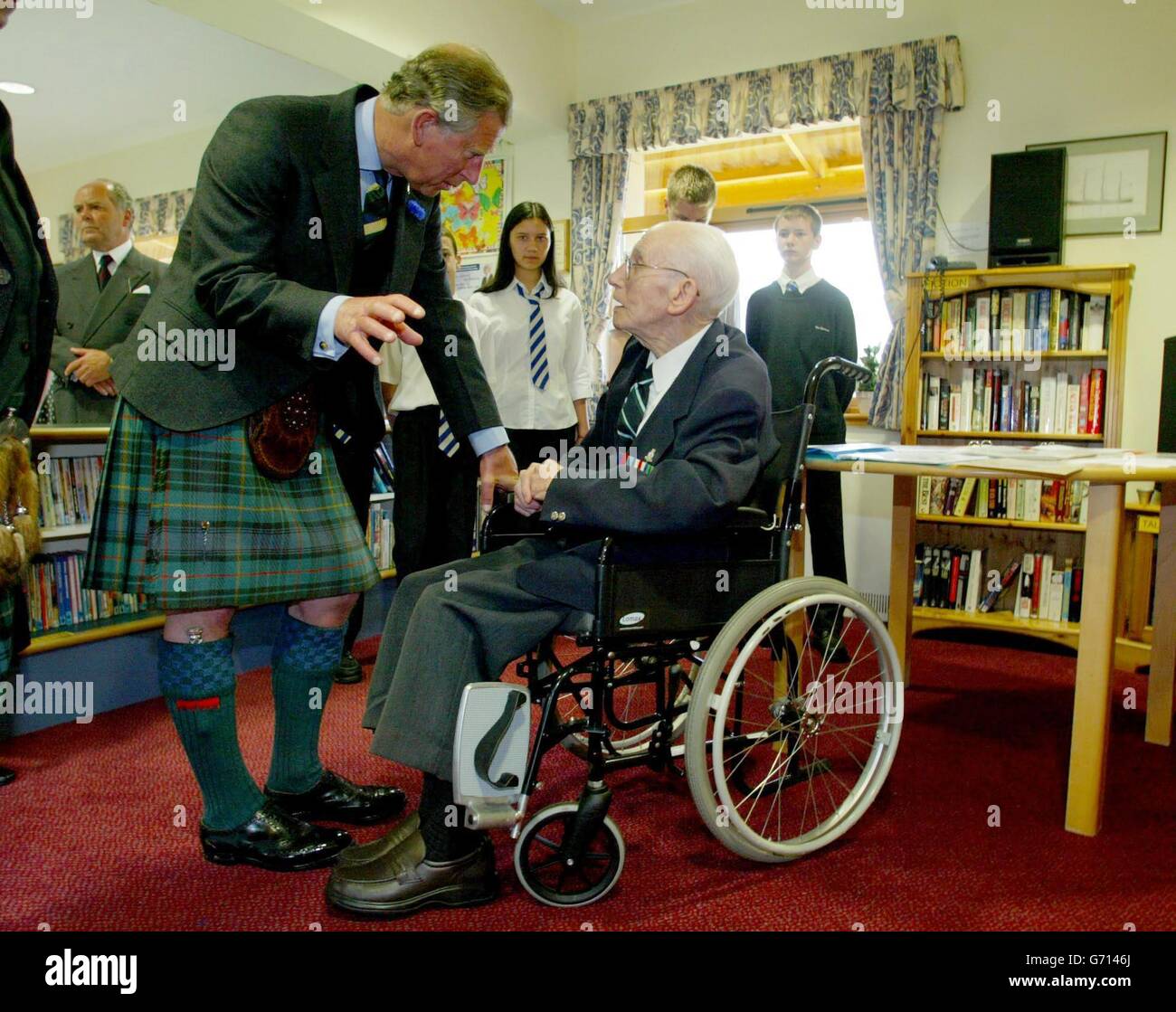 Prince Charles in Scotland Stock Photo - Alamy
