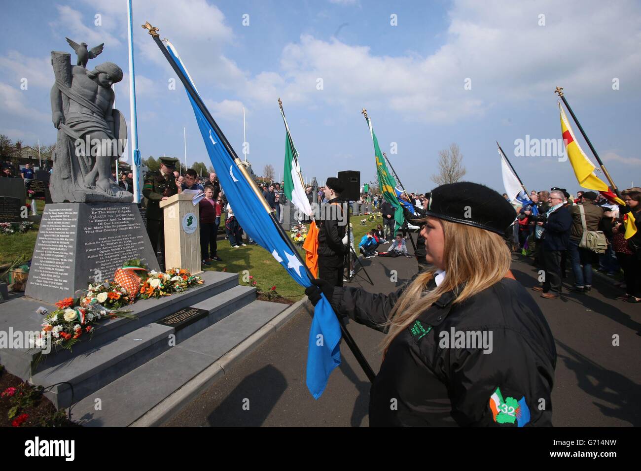 Easter Rising commemoration Stock Photo - Alamy