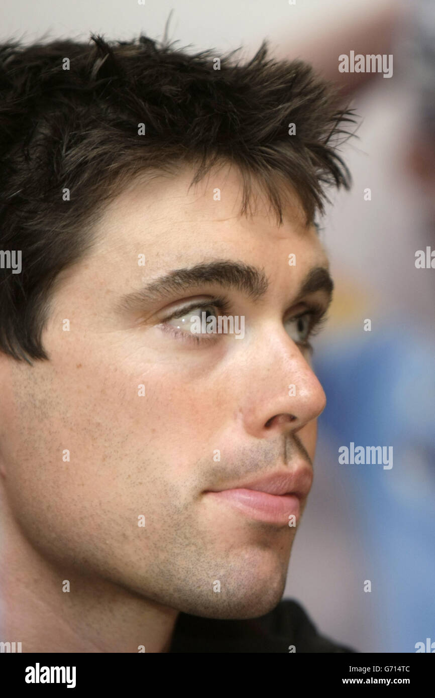 Irish rider Philip Deignan from the Cervelo test team at the Ritz ...