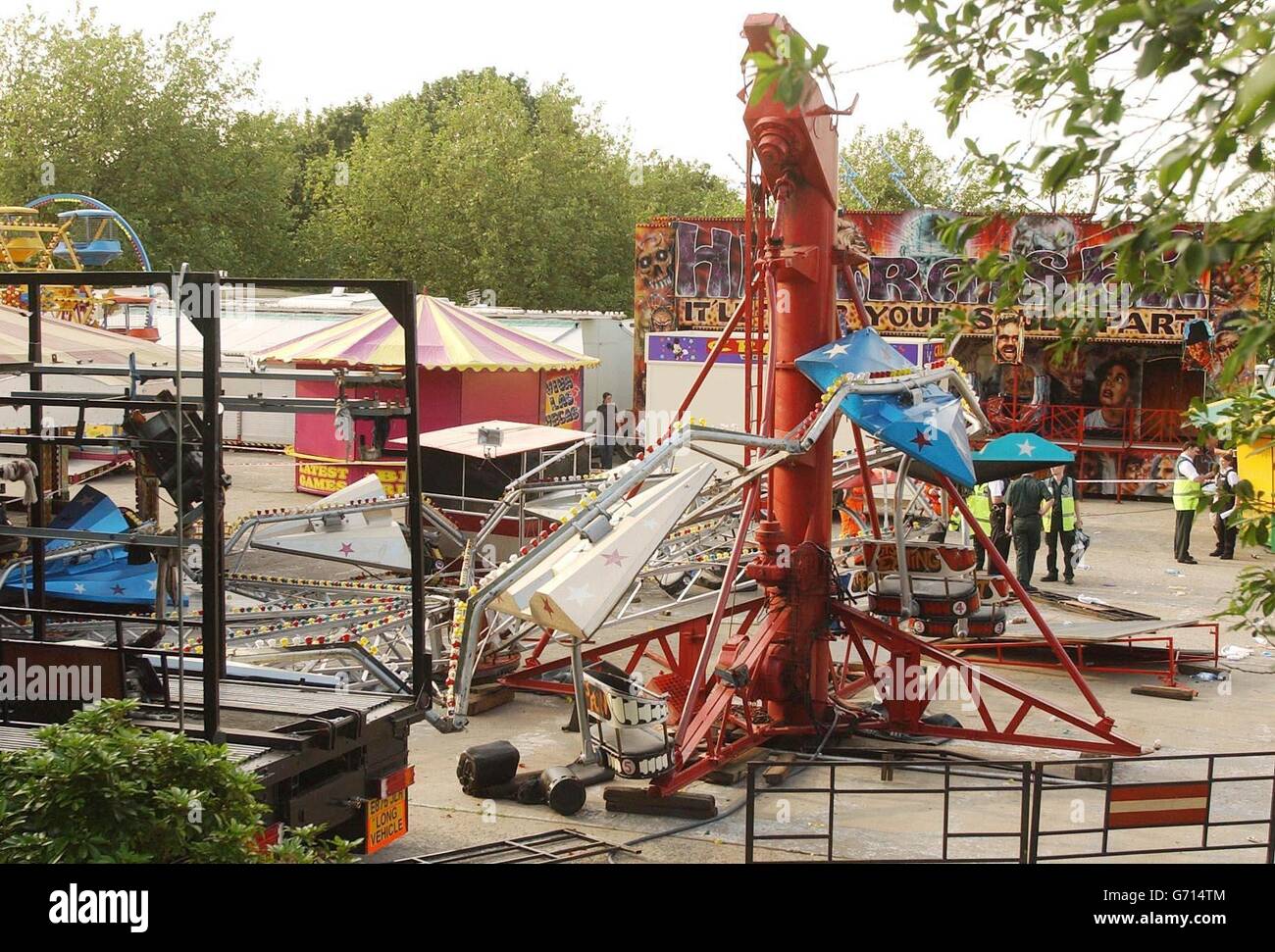 Fairground accident hi-res stock photography and images - Alamy