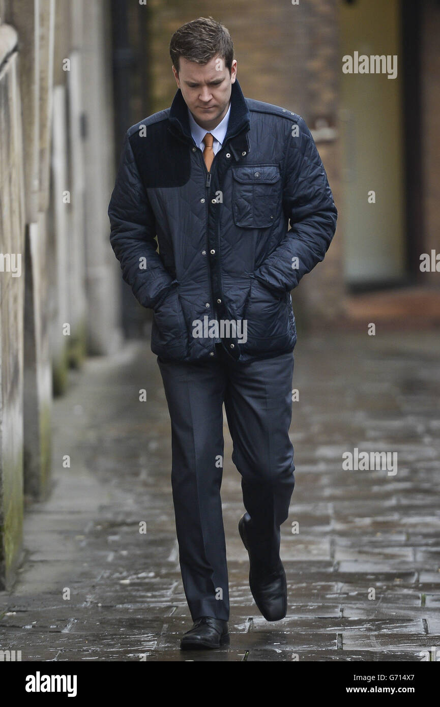 Police officer Lee Birch arriving at Bristol Crown Court where he is ...