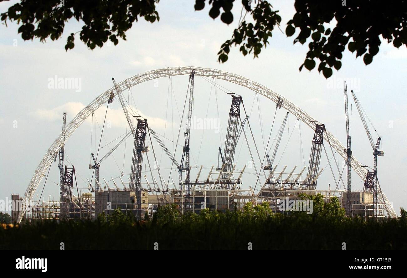 New Wembley Nears Completion Stock Photo - Alamy