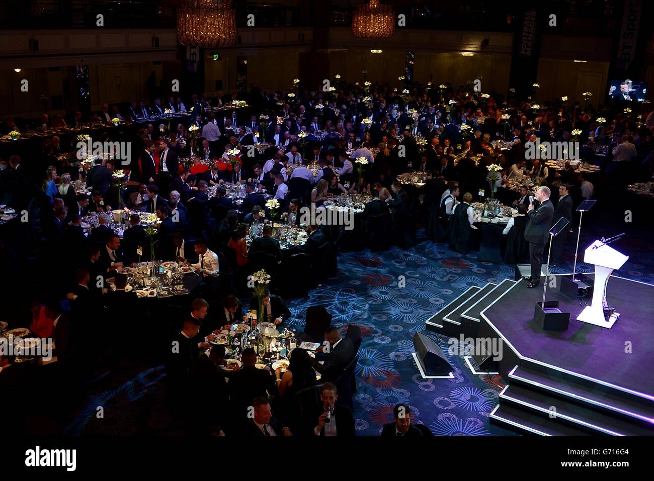 Steve Cole on stage during the PFA Player of the Year Awards 2014, at ...