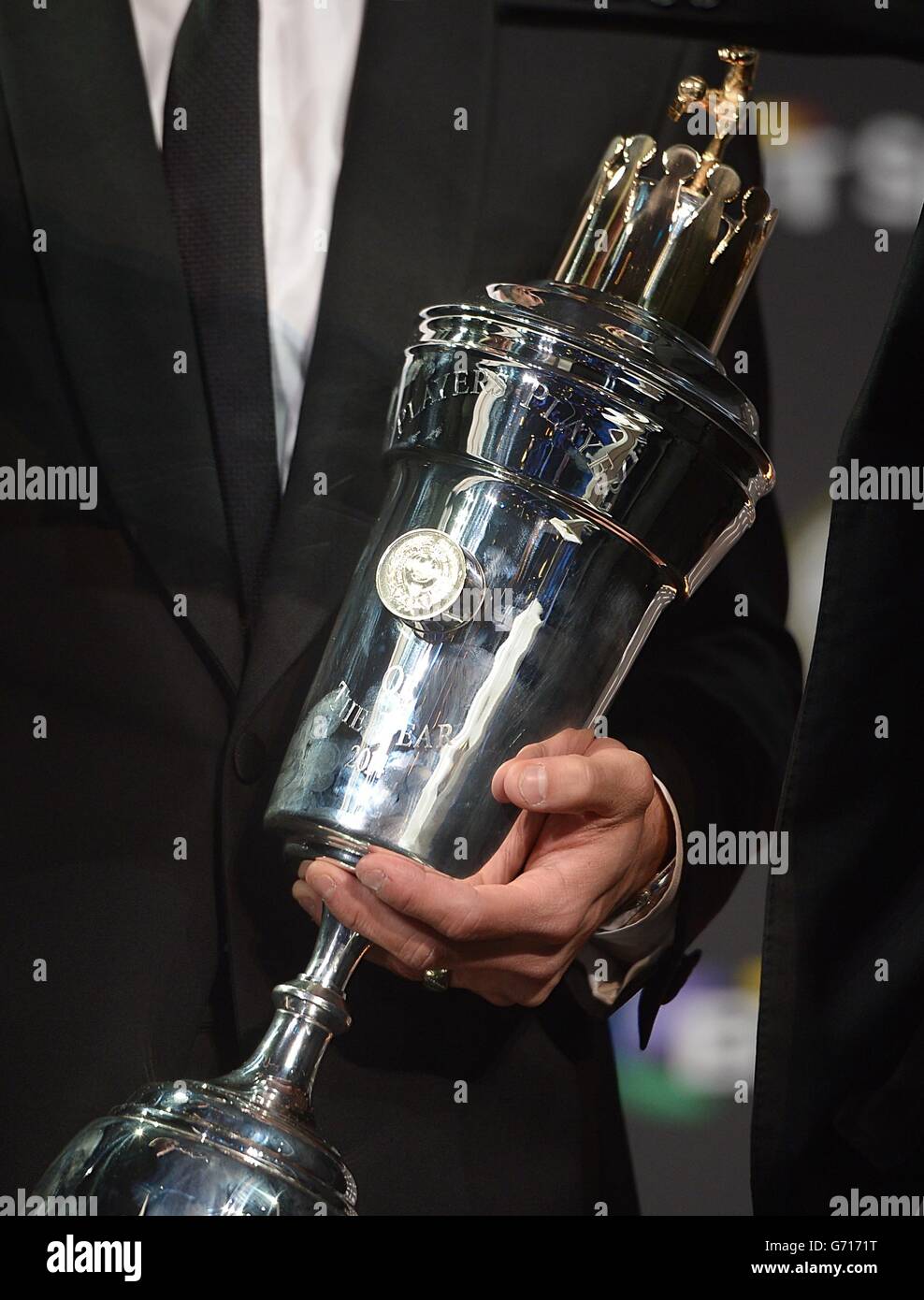 Pfa player of the year trophy hi-res stock photography and images - Alamy