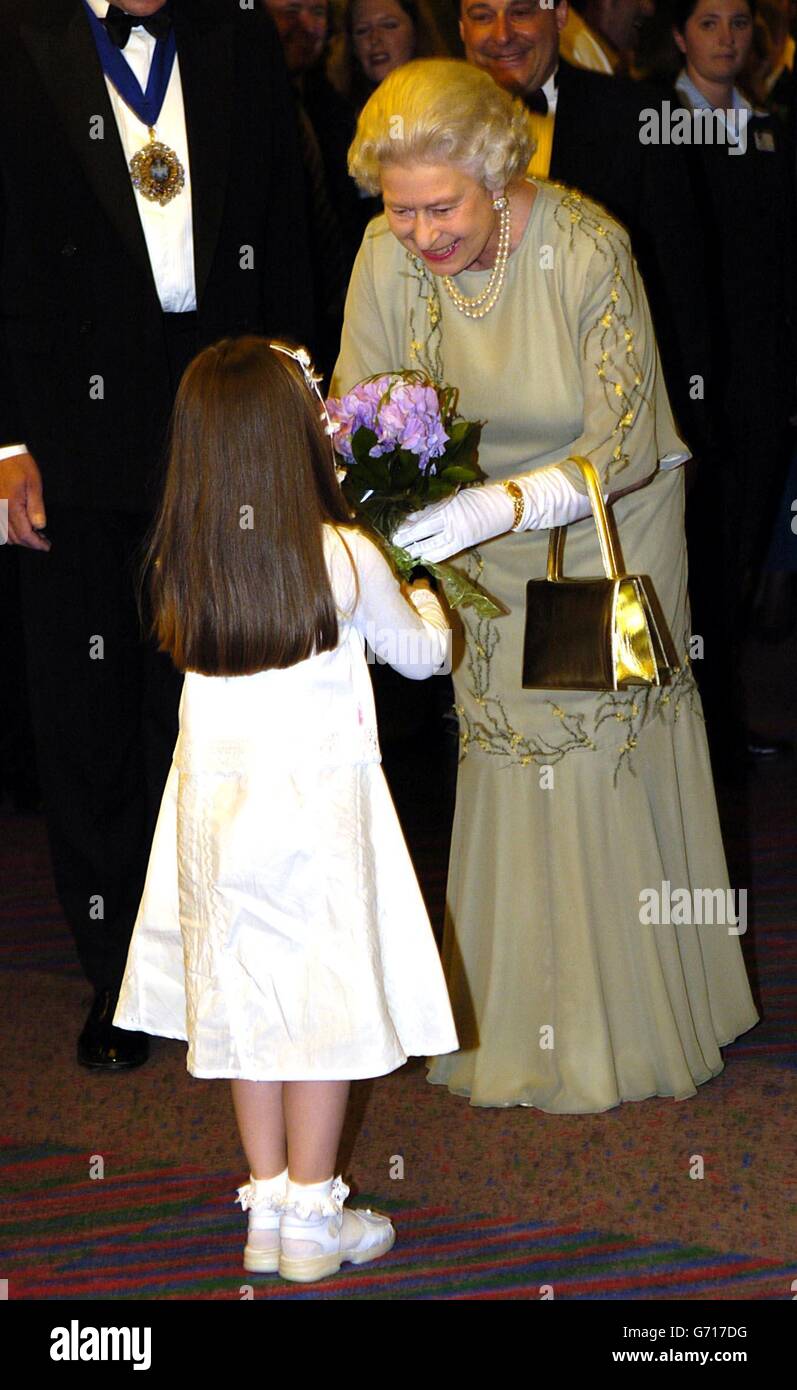 Queen attends Gala Concert Stock Photo - Alamy