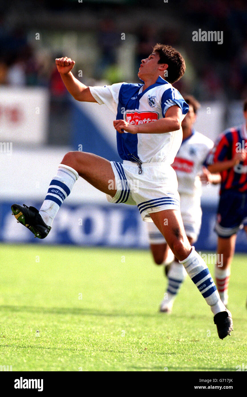 International Soccer - Bayern Munich v Grasshopper Zurich. Daniel Greco ...