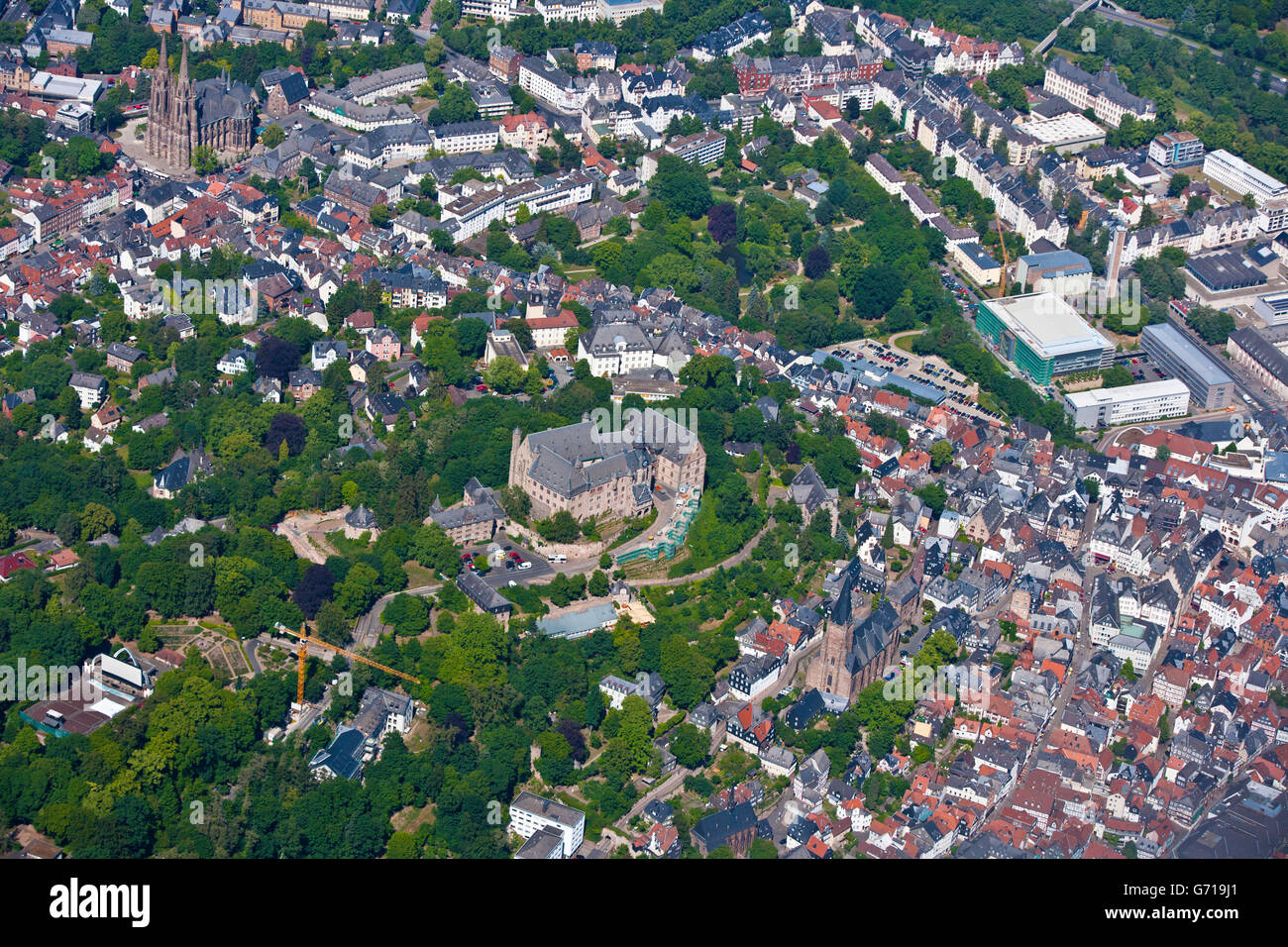 Marburg Castle, Marburg, Hesse, Germany Stock Photo - Alamy