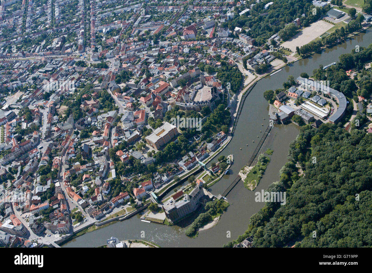 View of the river saale hi-res stock photography and images - Alamy