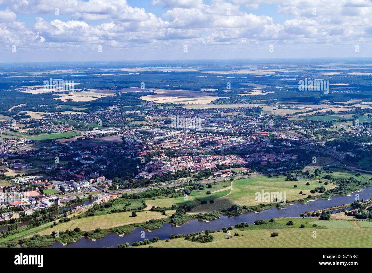 Wittenberg germany aerial hi-res stock photography and images - Alamy
