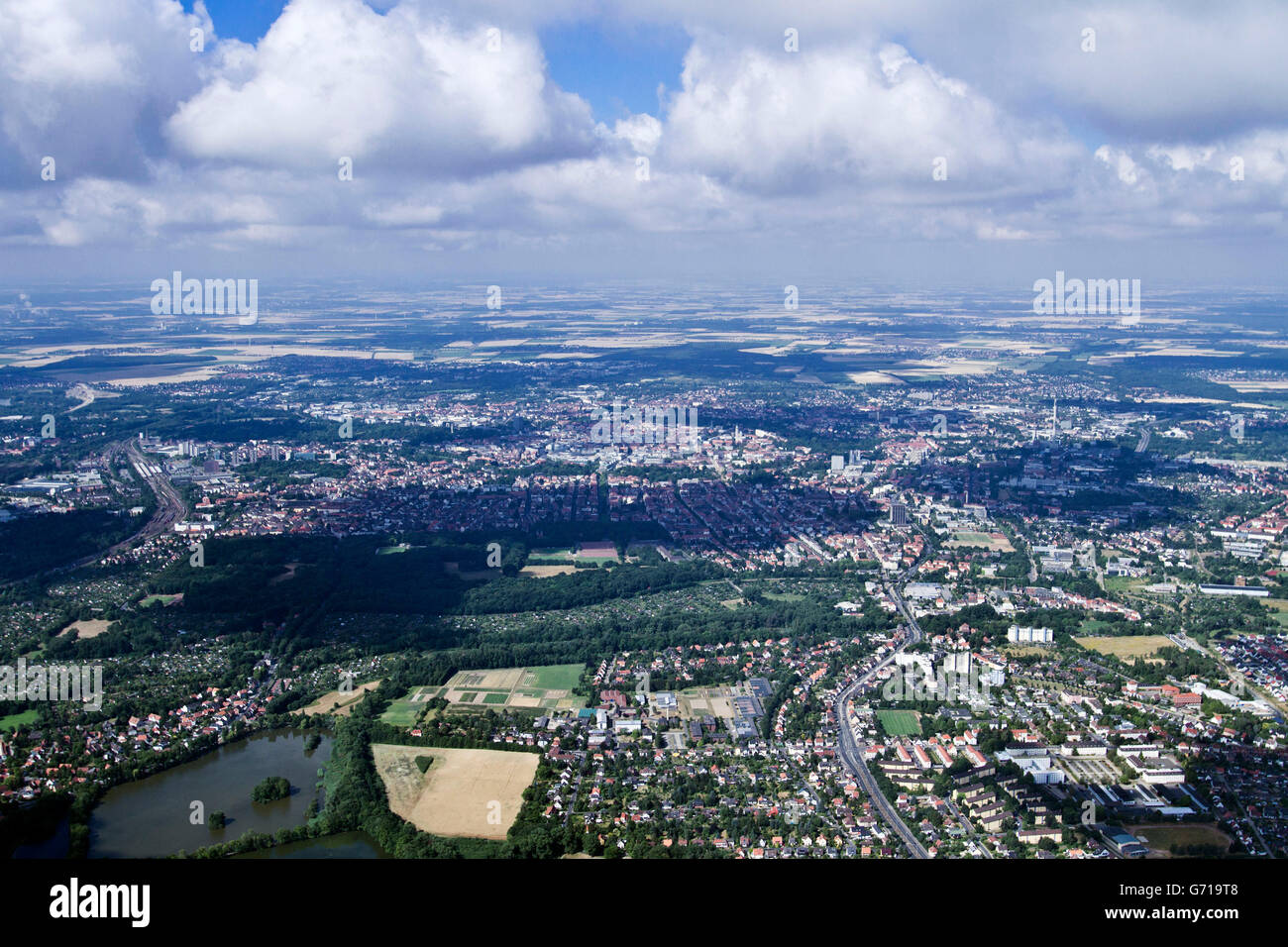 Braunschweig aerial hi-res stock photography and images - Alamy
