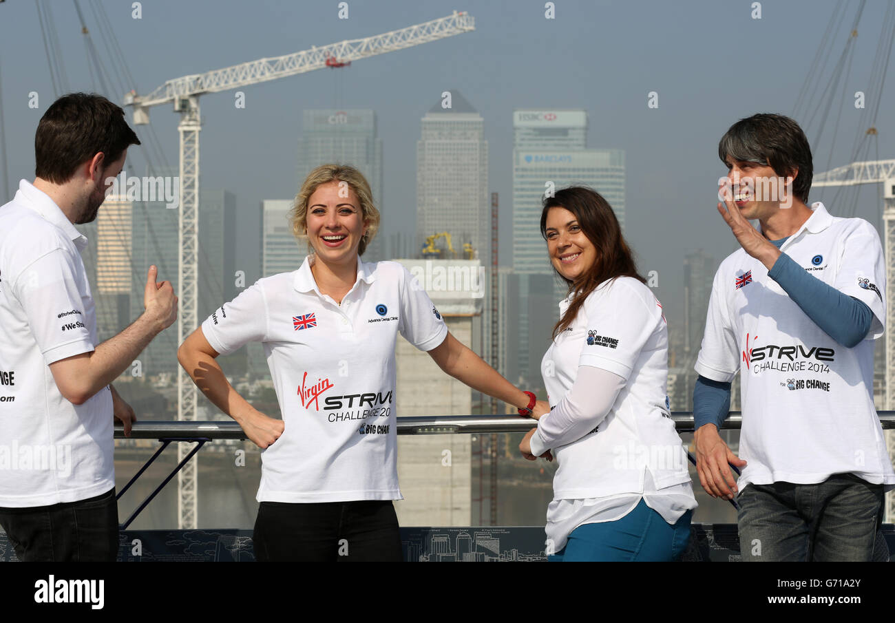 (Left - right) Jack Whitehall, Holly Branson, Marion Bartoli, and Brian ...
