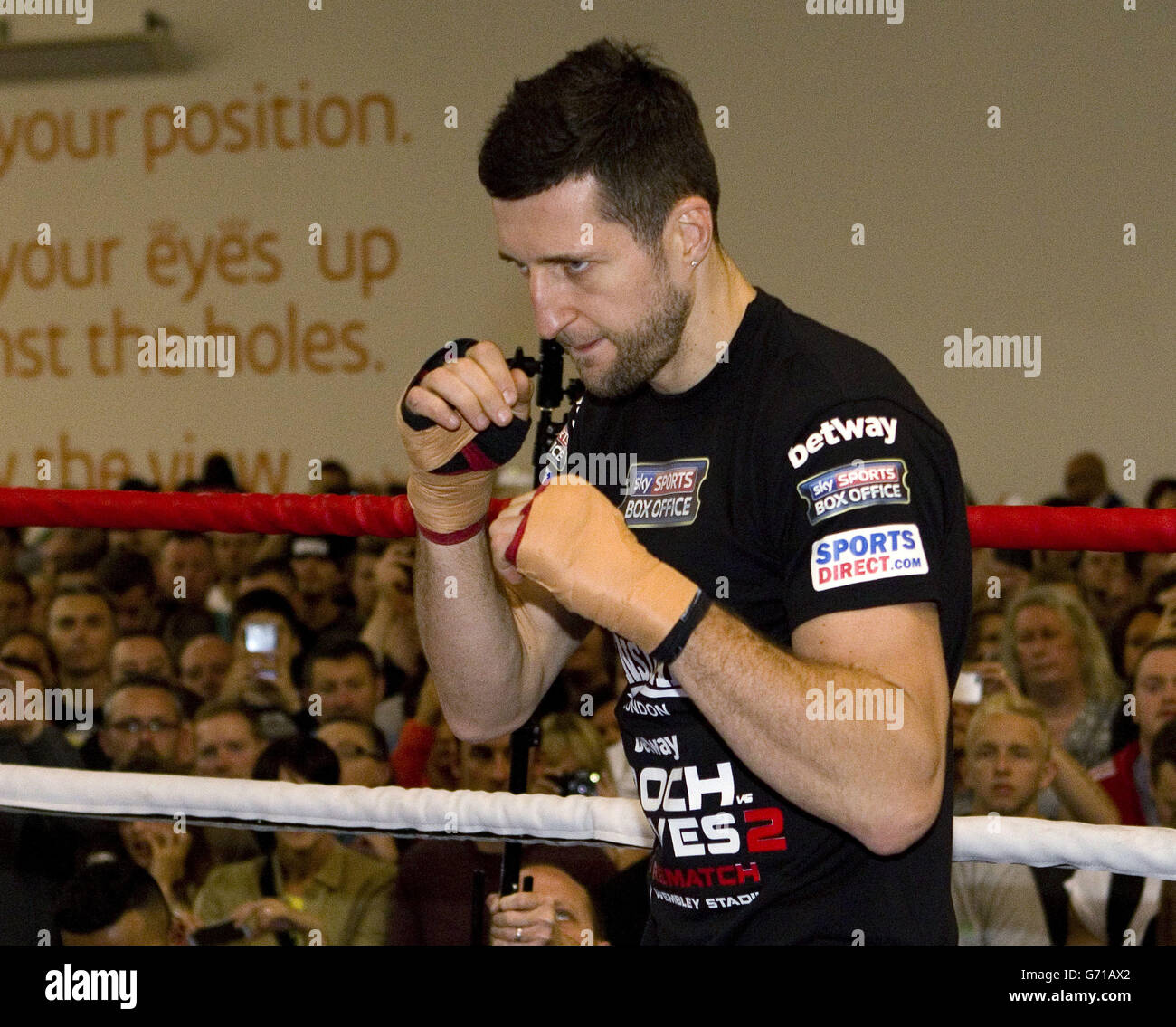 George groves carl froch hi-res stock photography and images - Alamy