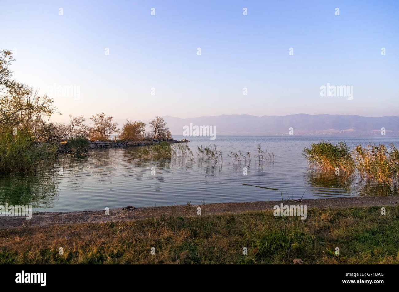 Volvi lake, Thessaloniki, Greece Stock Photo - Alamy