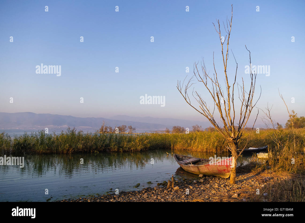 Volvi lake, Thessaloniki, Greece Stock Photo - Alamy