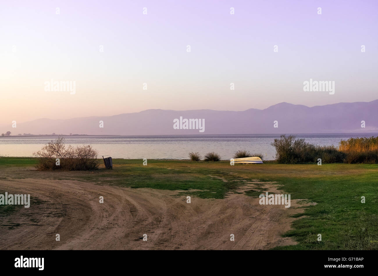 Volvi lake, Thessaloniki, Greece Stock Photo - Alamy