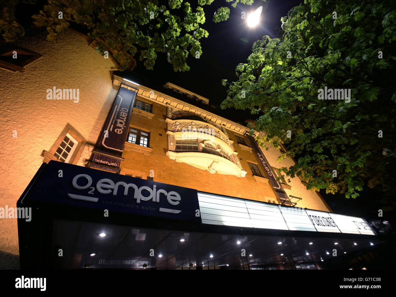 The o2 shepherds bush empire music venue in london hi-res stock ...