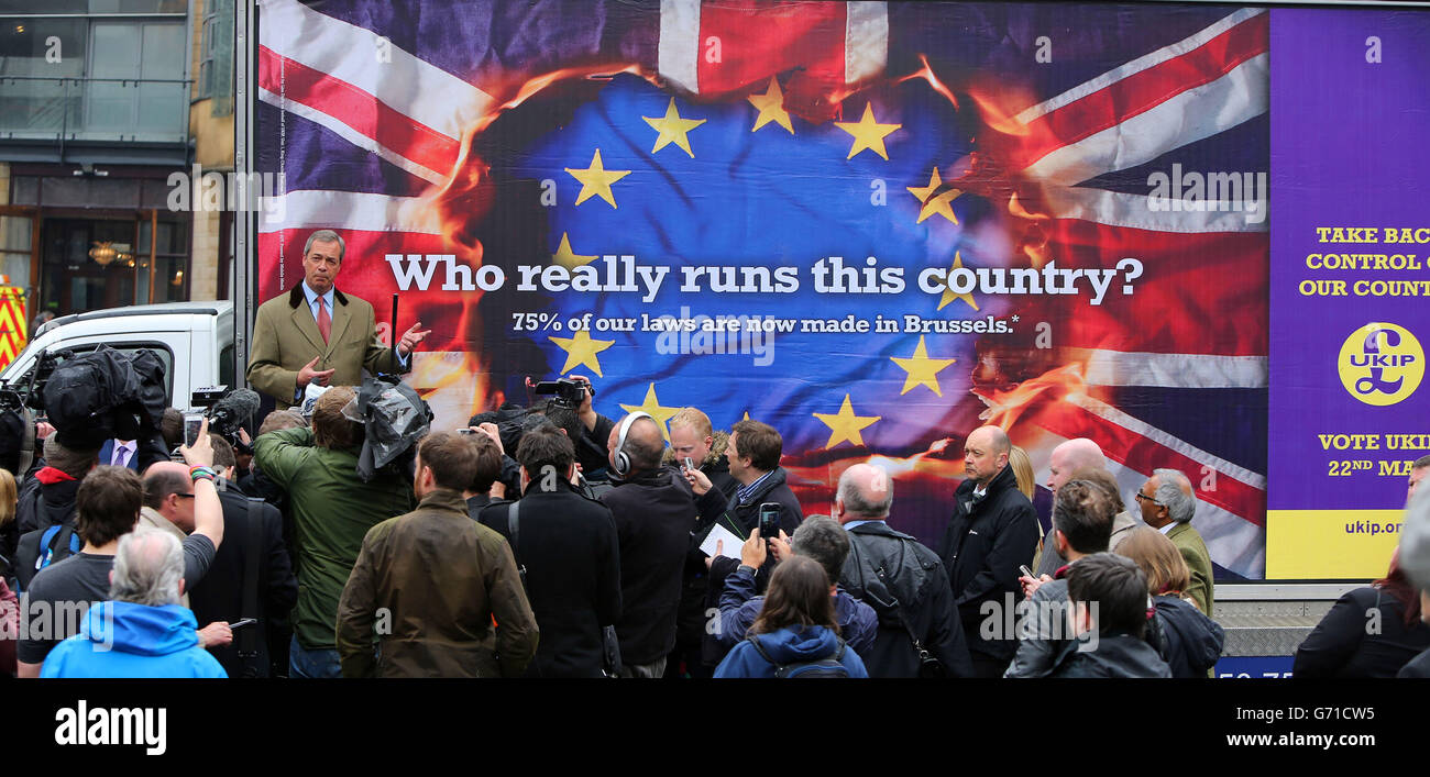 Ukip poster campaign Stock Photo - Alamy