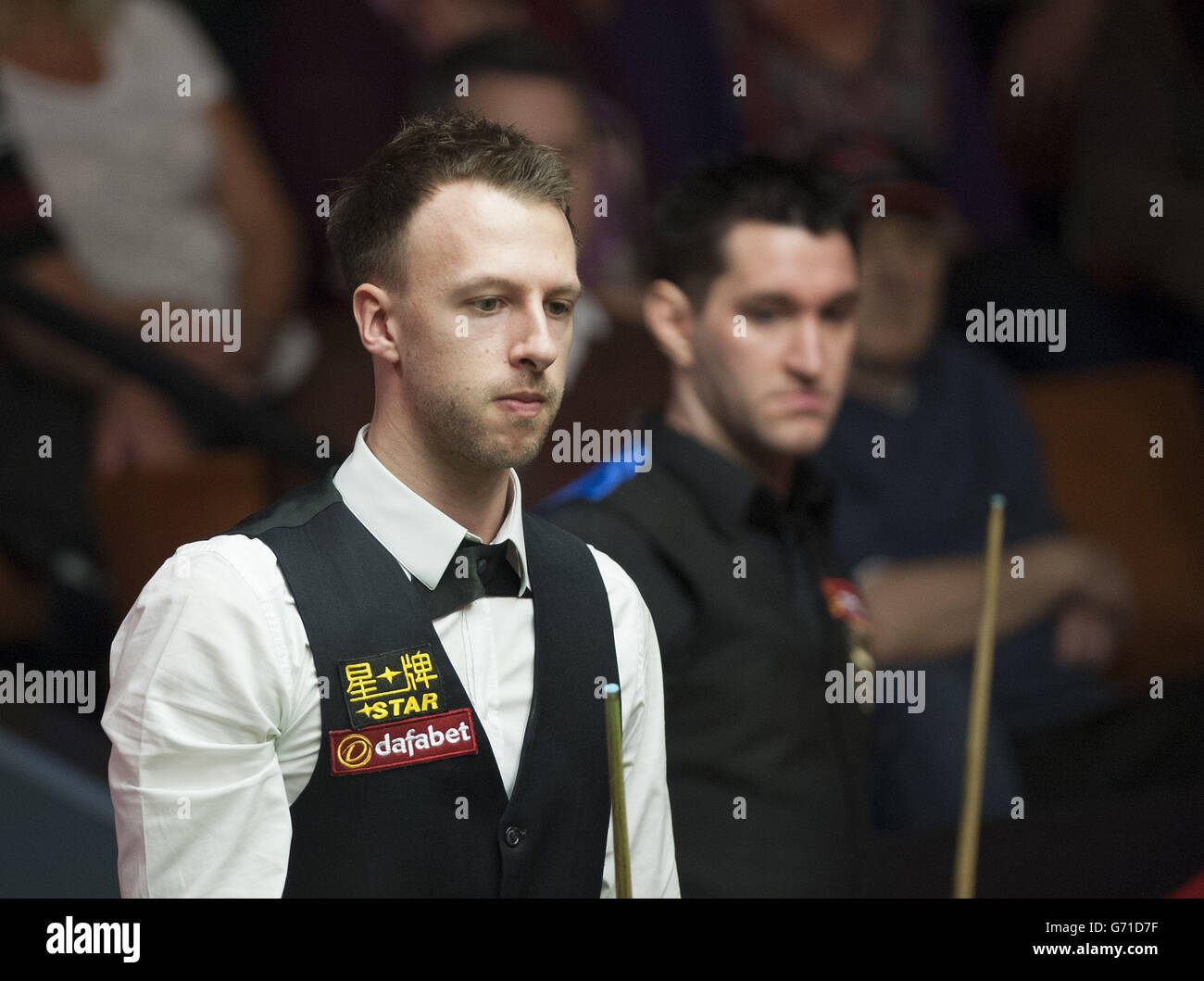 Judd Trump during his match against Tom Ford during the Dafabet World ...
