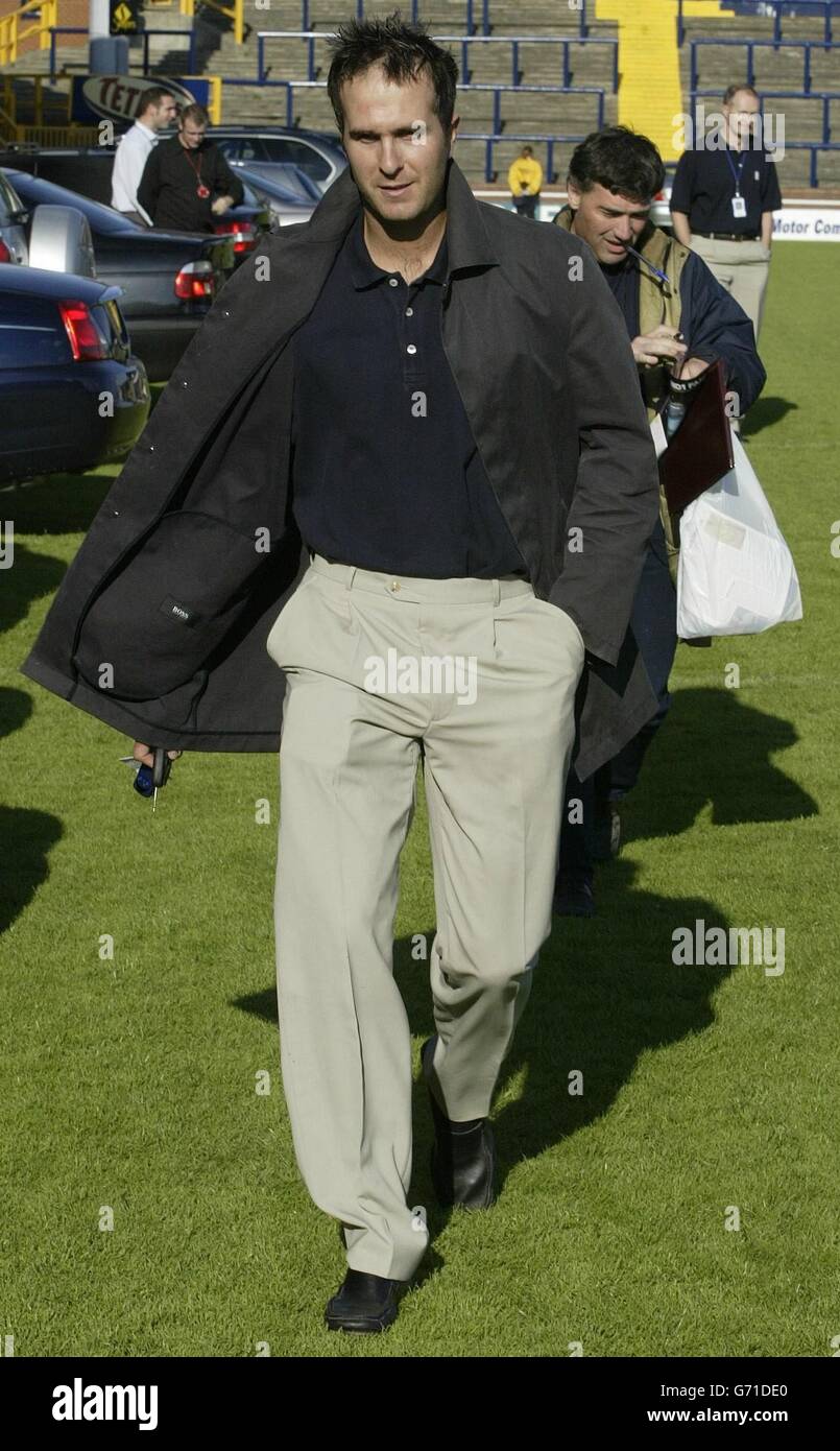 England cricket captain michael vaughan with his wife nichola hi-res ...