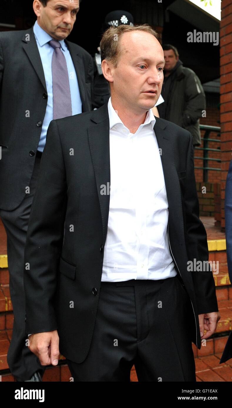 Gary clarence leaves wimbledon magistrates court hi-res stock ...
