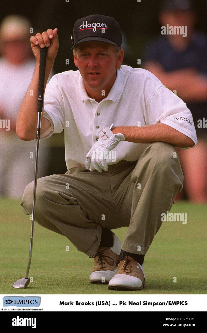 Golf - The Open Championship Royal Lytham & St Annes 1996. Mark Brooks ...
