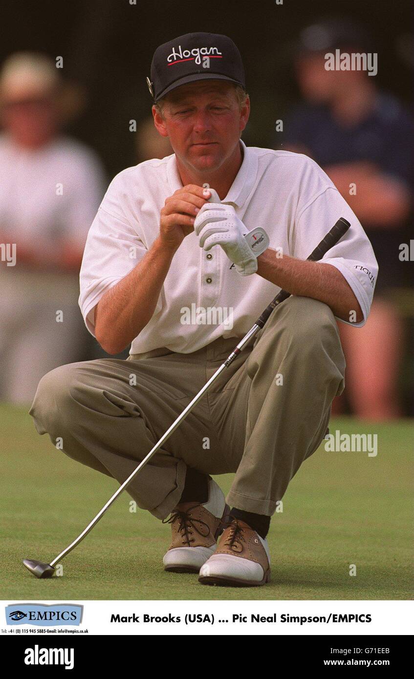 Golf - The Open Championship Royal Lytham & St Annes 1996. Mark Brooks ...