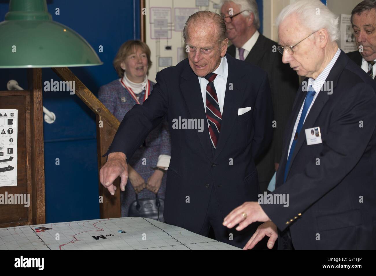 Royal visit to RAF Air Defence Radar Museum Stock Photo - Alamy