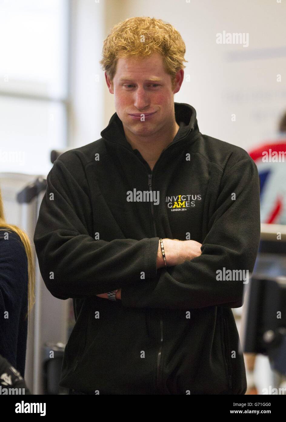 Prince harry visit help heroes gym hi-res stock photography and images ...