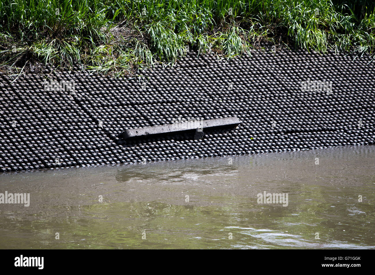 River Mole flood damage check Stock Photo - Alamy