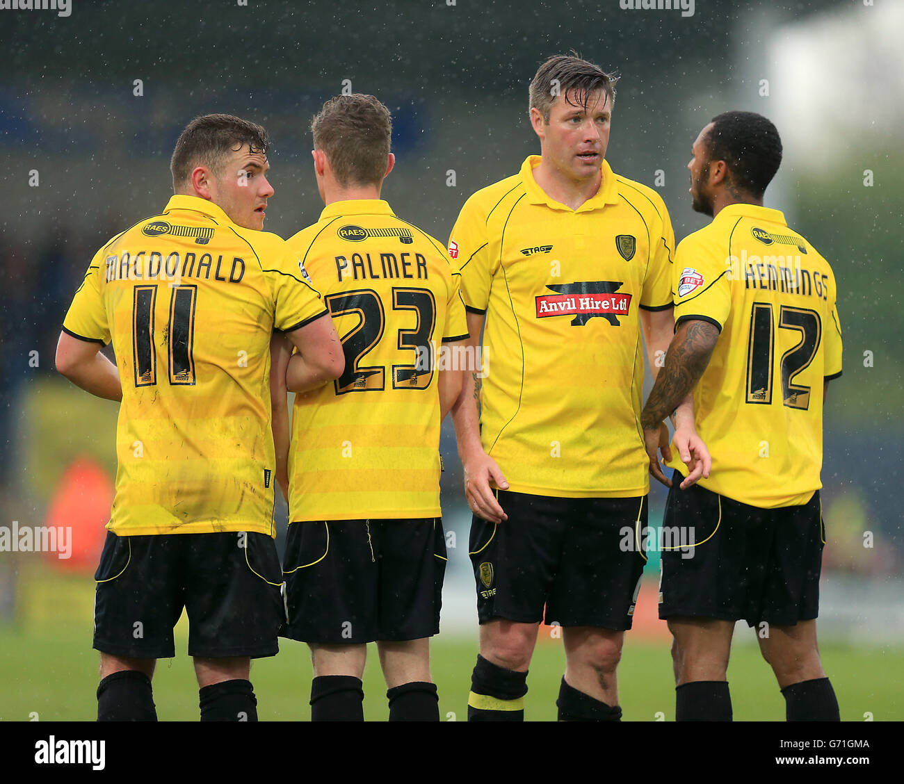 Left to right burton albions alex macdonald hi-res stock photography ...