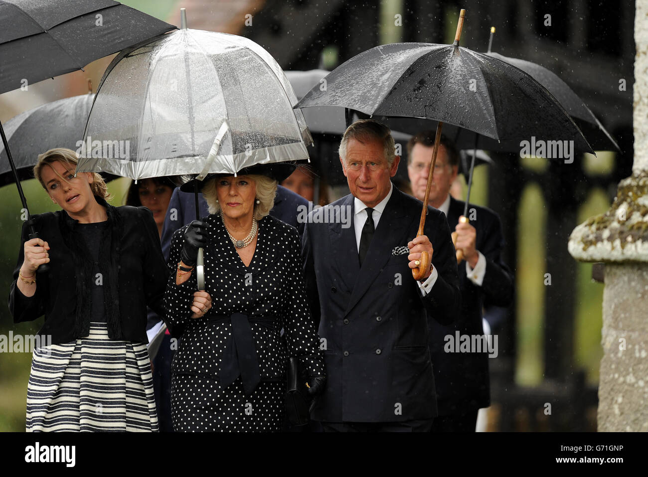 Mark Shand funeral Stock Photo - Alamy