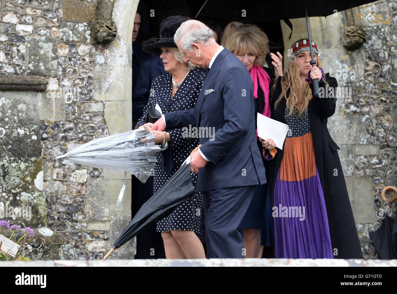 Mark Shand funeral Stock Photo - Alamy