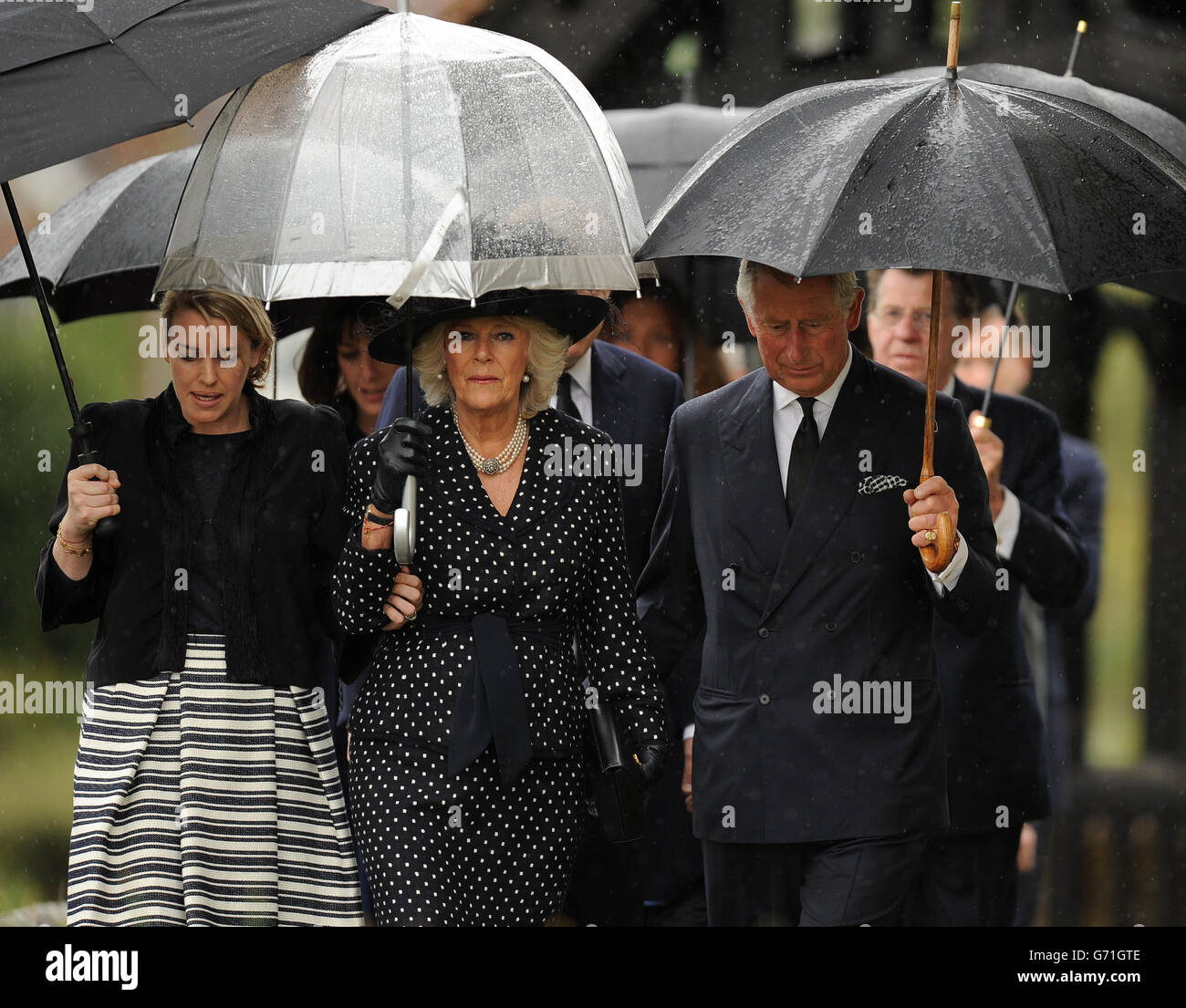 Mark Shand funeral Stock Photo - Alamy