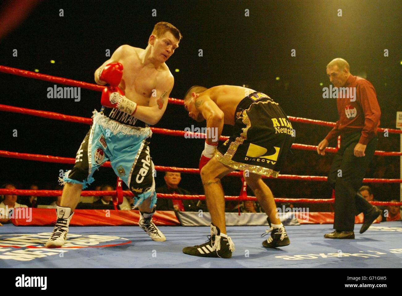 WBU light-welterweight world championship bout Stock Photo - Alamy