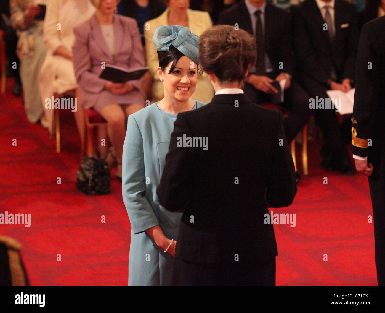 Awarded obe by princess royal investiture ceremony buckingham palace hi ...