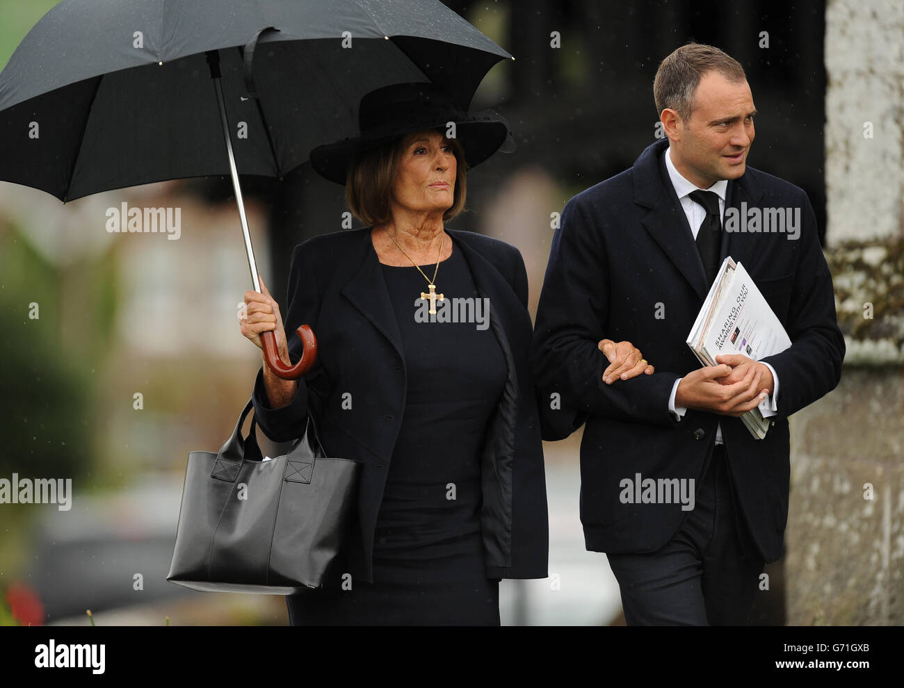 Mark Shand funeral Stock Photo - Alamy